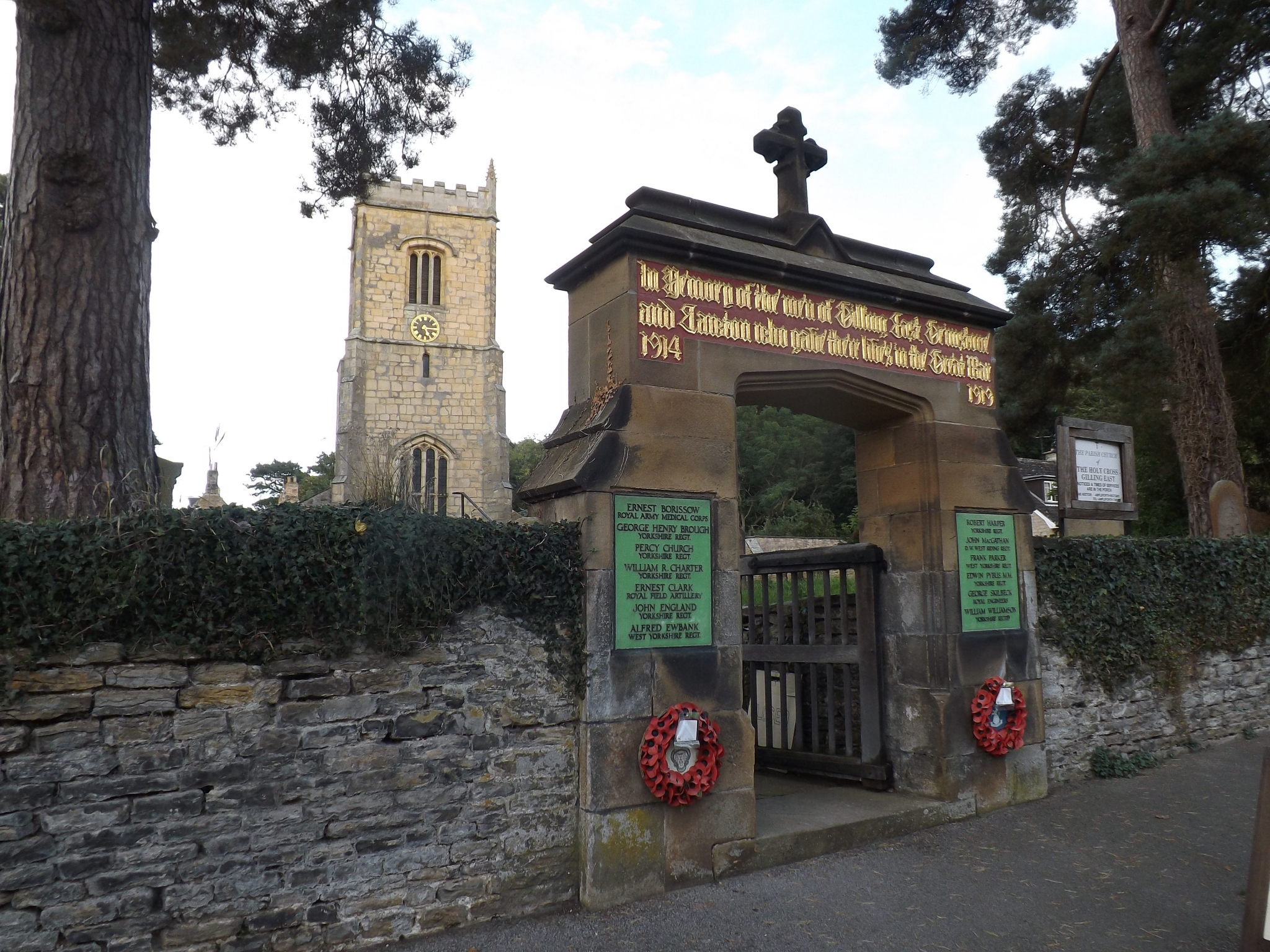 Gilling East (Holy Cross Church Arch) - War Memorials Online